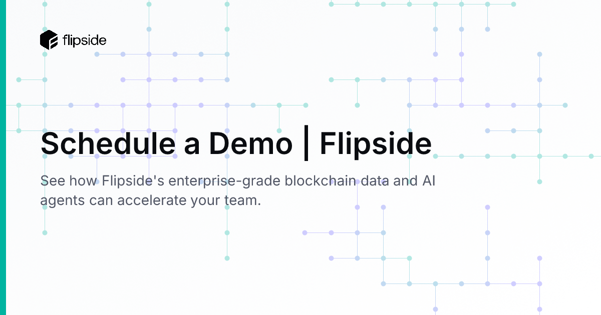 Schedule a Flipspace Demo - AI-Powered Blockchain Intelligence | Flipside